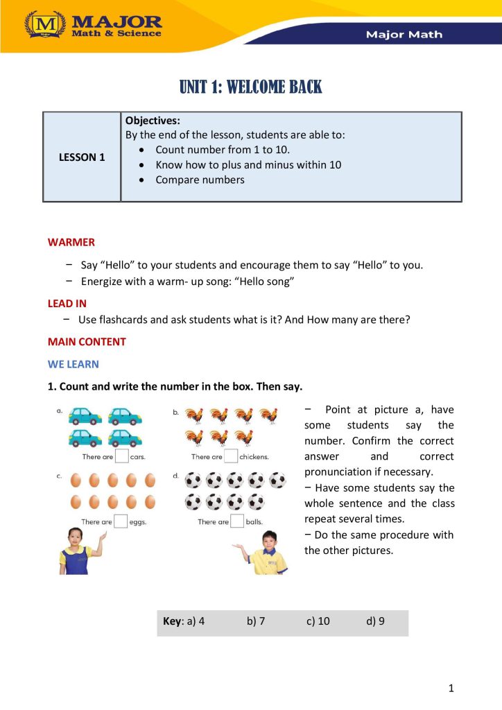 Teacher's Guide - Major Math 2